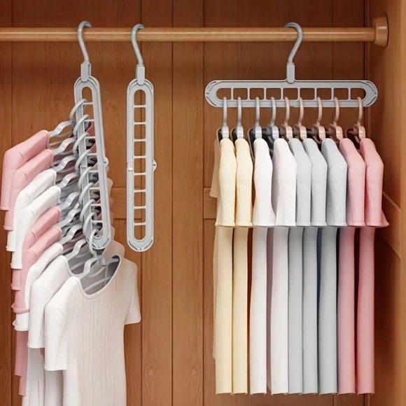 Storage & Organization | Nwt 1pc Gray 9 Slot Foldable Hanger Organizer ...